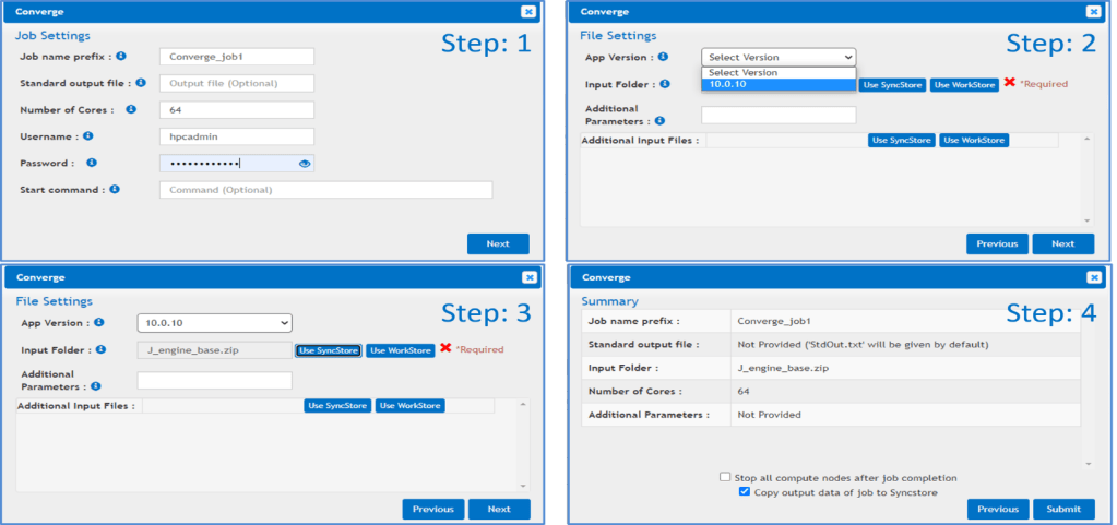 Run CONVERGE CFD, OpenFOAM and many more applications on SyncHPC Platform